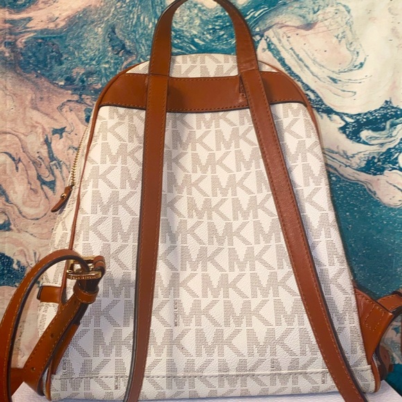 MICHAEL Michael Kors | Bags | Michael Kors Rhea Medium Logo Backpack ...